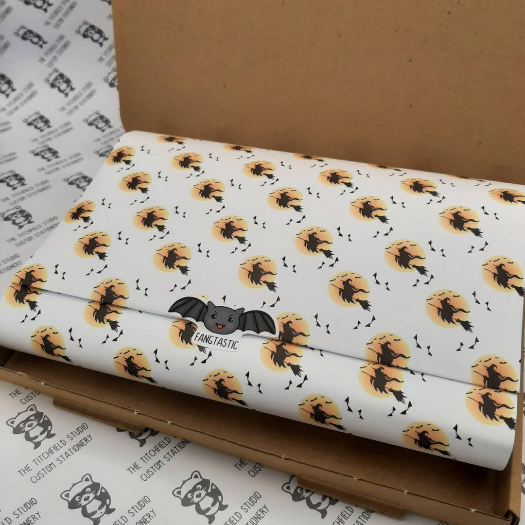 Papier doublure dHalloween, papier colis, emballage cadeau, emballage ...