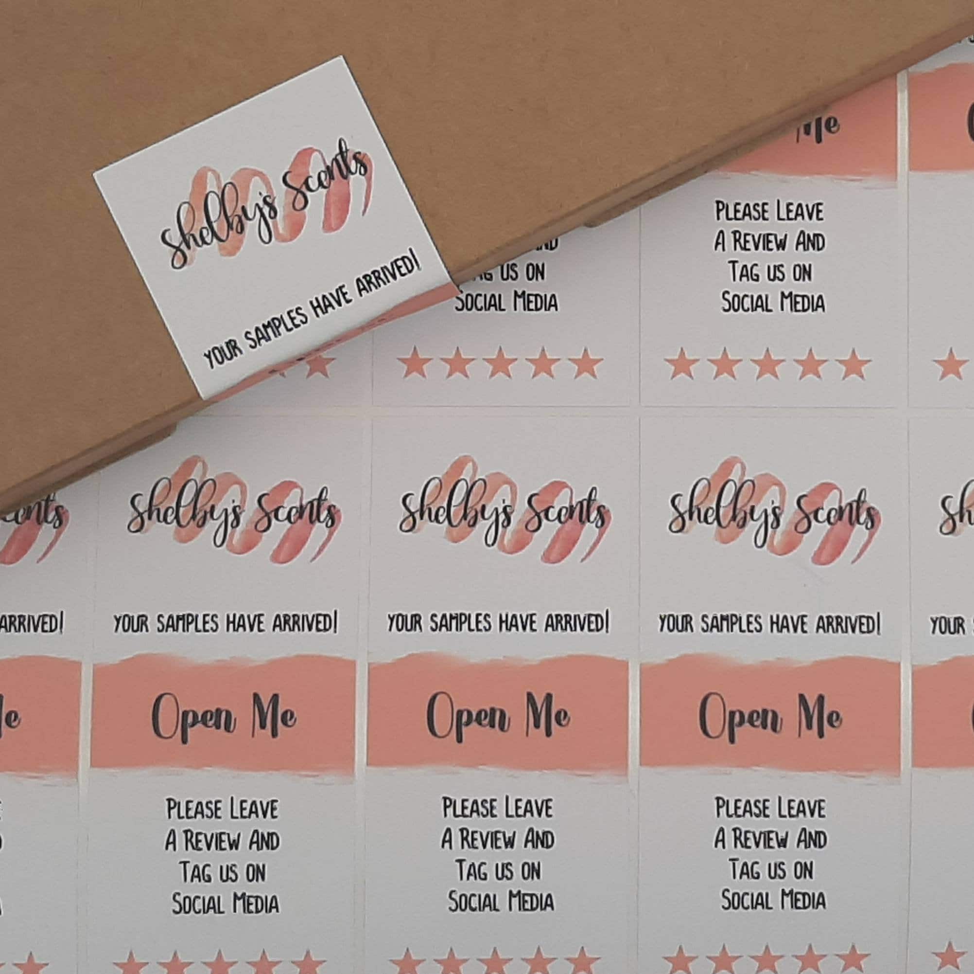 Custom Logo Sticker Box Seals Logo Labels Parcel Stickers | Etsy