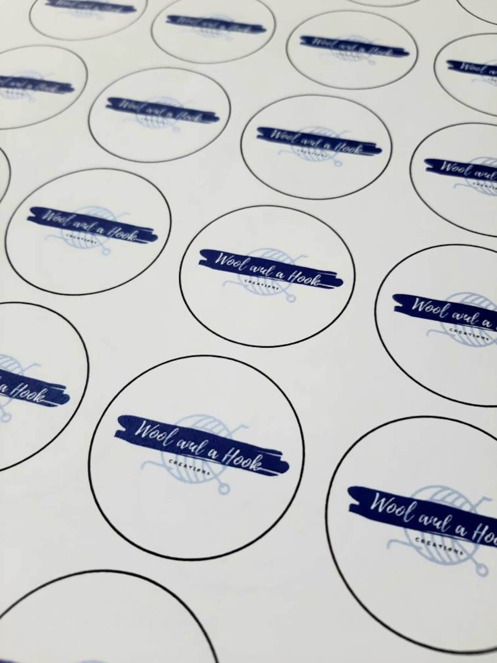 Custom Personalised Business Logo Hexagon Stickers or Custom - Etsy UK
