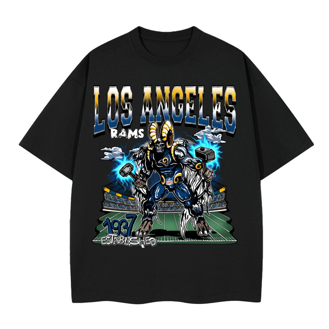 Los Angeles Rams "warren Lotus" Inspired Graphic Tee | Oversized 280 ...
