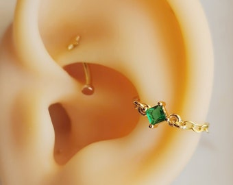 Conch Ring With Chain - Etsy