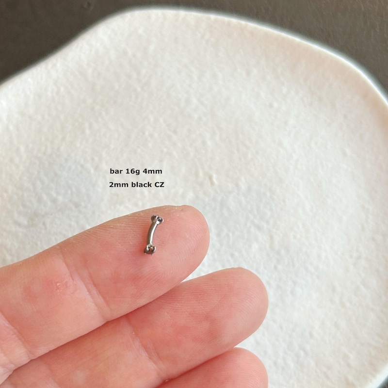 Micro Barbell Piercing - Etsy