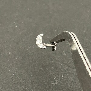 16g Bar 6 8 10 implant Grade Titanium Rook Daith Vertical Labret B27 - Etsy