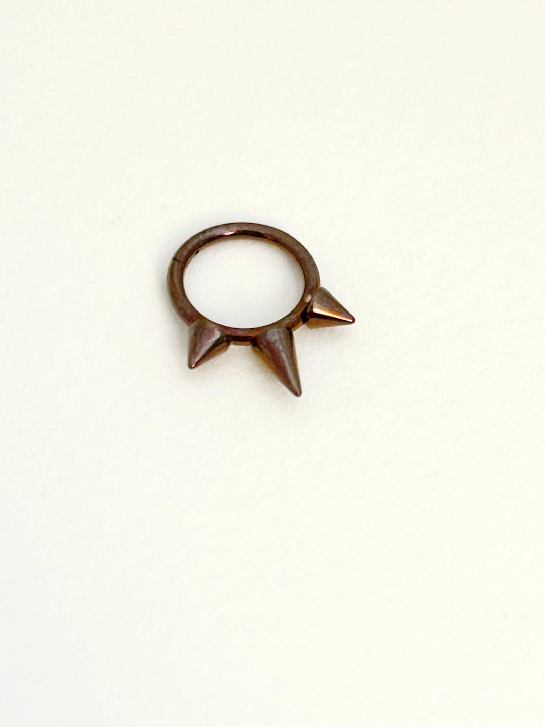1 Pc-16g 10mm -dark Bronze- Implant Grade Titanium - Septum Daith ...