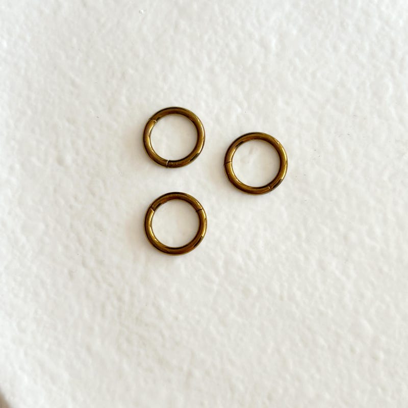 Nose Ring Copper Bronze - Etsy