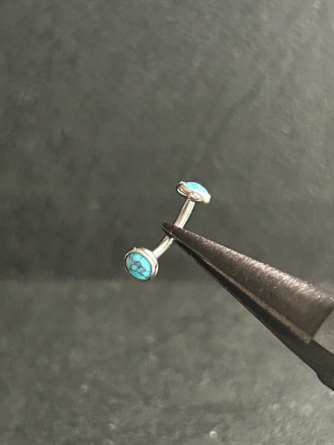 16g Verified Titanium Eyebrow Ring Curved Barbells Lip Ring Natural ...