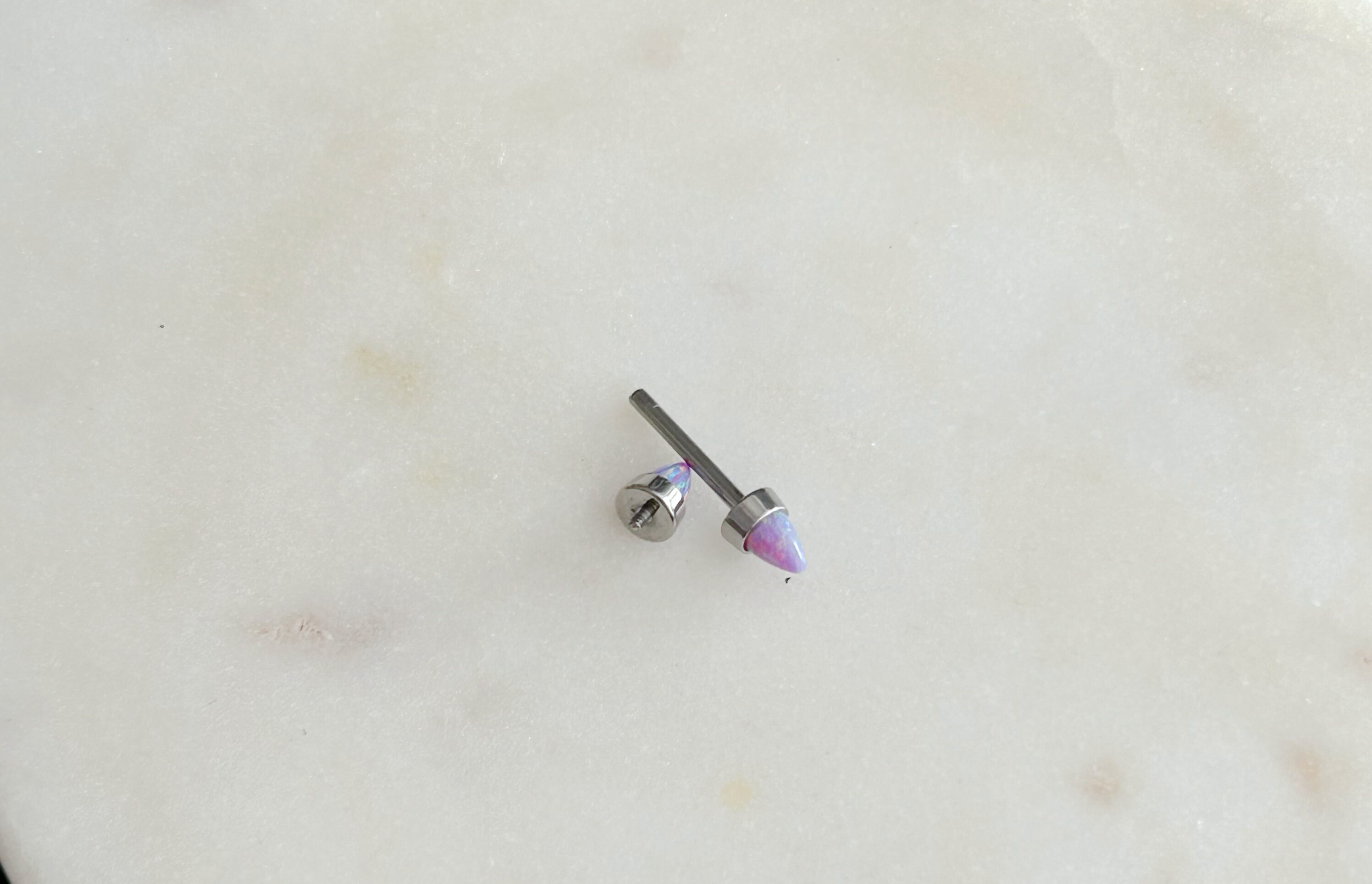 16g ‣ Implant Grand Titanium • Bridge Piercing • Internally Threaded - Etsy