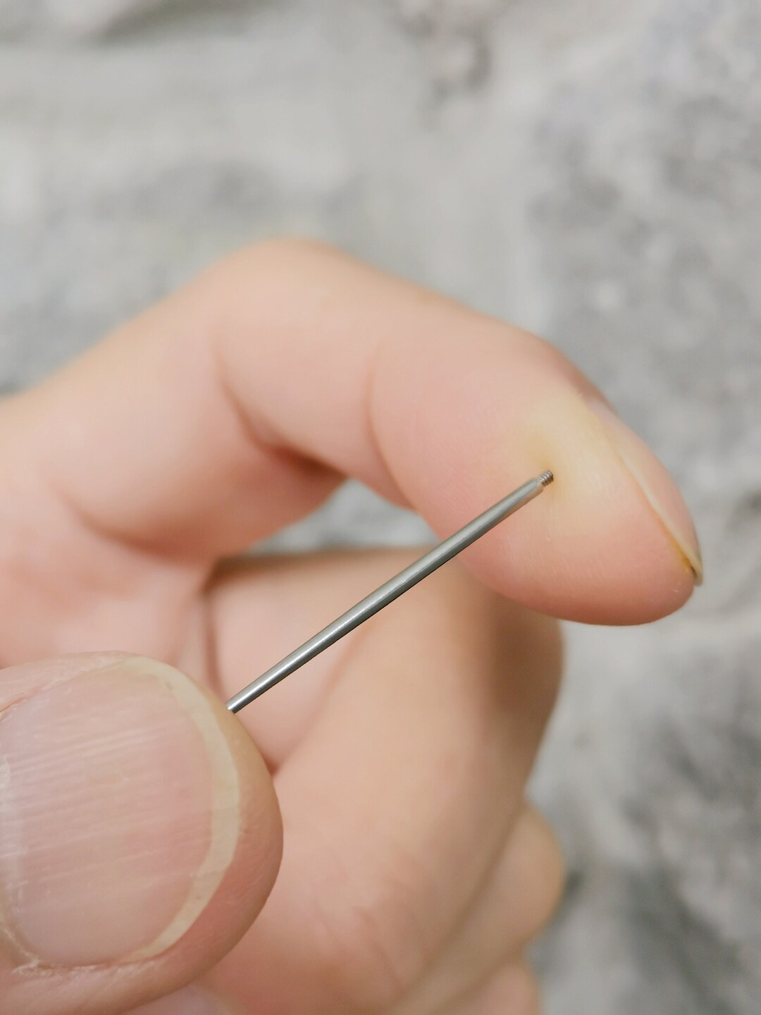 1 Pc -16g- Labret Insertion Pin Tool - Internally Threaded - Etsy