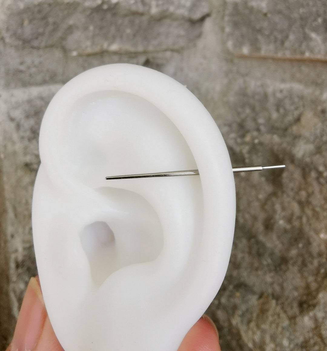 1 Pc ‣ 20g 18g 16g 14g -titanium-316l Stainless Steel Threadless ...