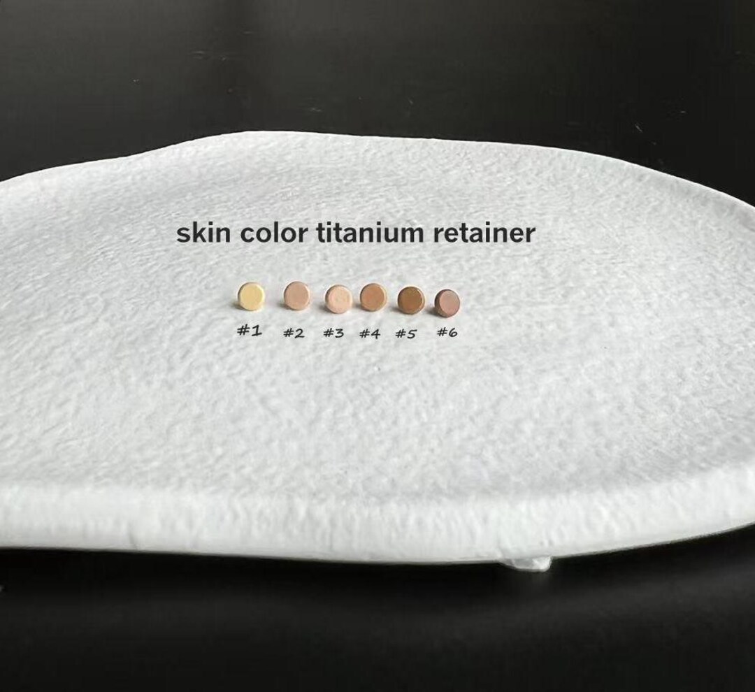 1 Pc - 1.5mm 3 Mm - 18g 16g Implant Grade Titanium Labret - Hide NO SEE ...