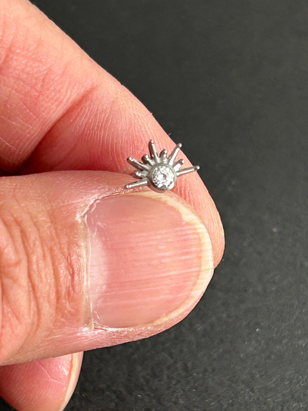 18g 16g ‣ ASTM F136 Implant Grand Titanium • Half Sun Internally ...