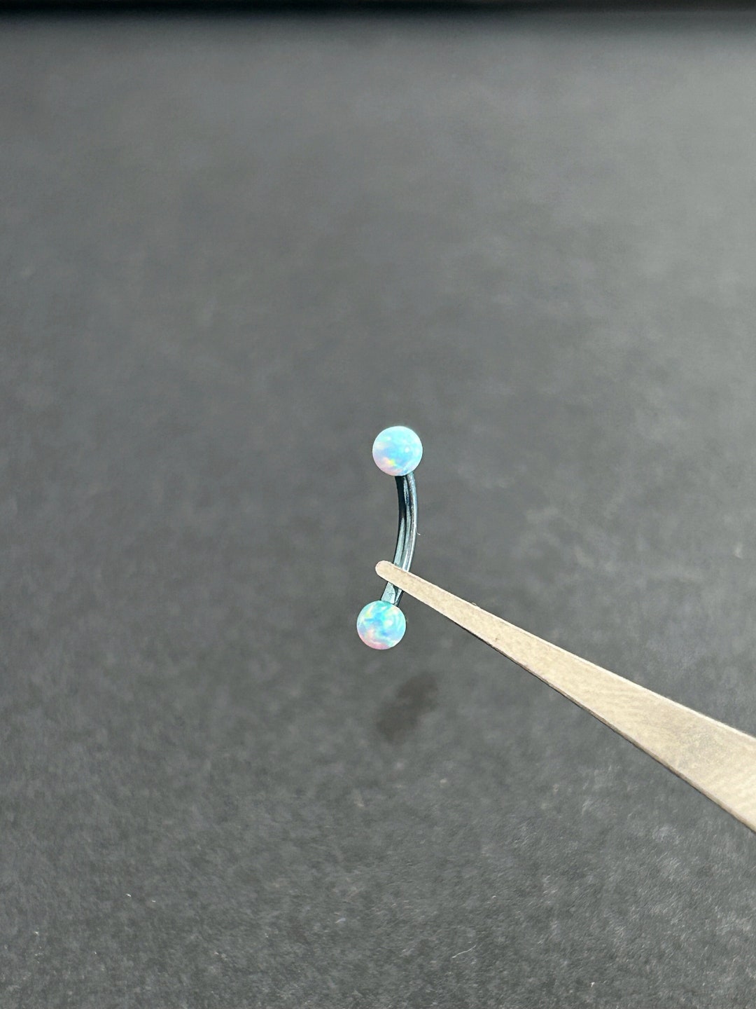 1 PC ‣ 16g Implant Grade Titanium Simple Rook Ring - Anodized Titanium ...