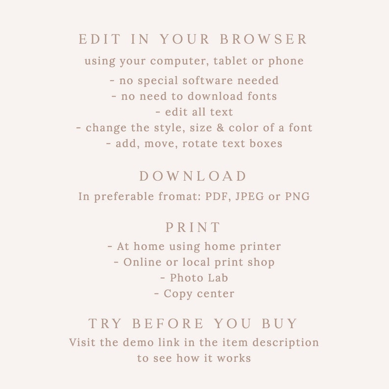 Floral Rust Wedding Invitation Template Burnt Orange Arch - Etsy