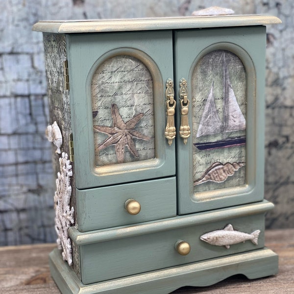 Seashell Jewelry Box - Etsy