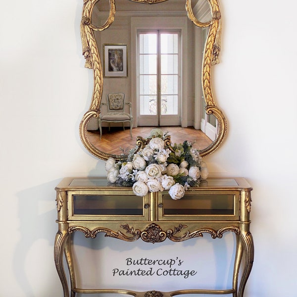 French Gold Foyer Mirror - Etsy