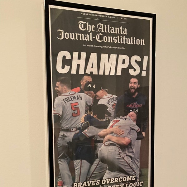 Ajc World Series Poster - Etsy