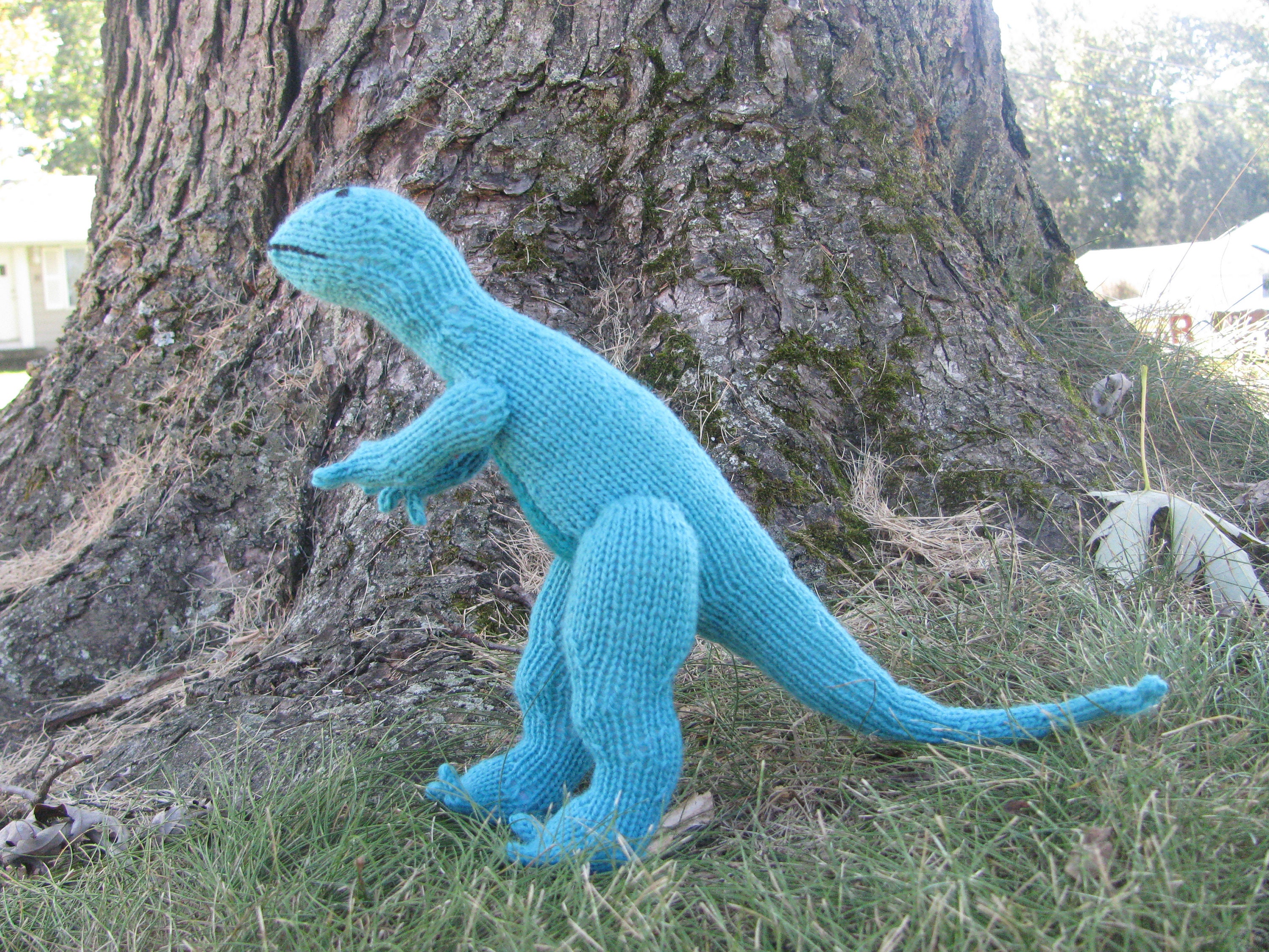 Utahraptor Knitting Pattern - Etsy