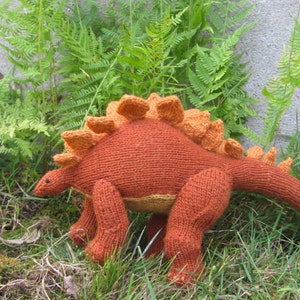 Stegosaurus Knitting Pattern - Etsy