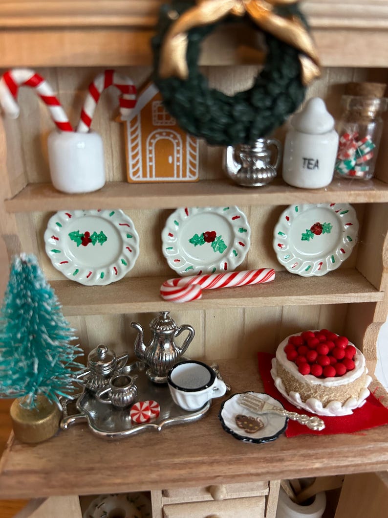 Miniature Christmas Cabinet - Etsy