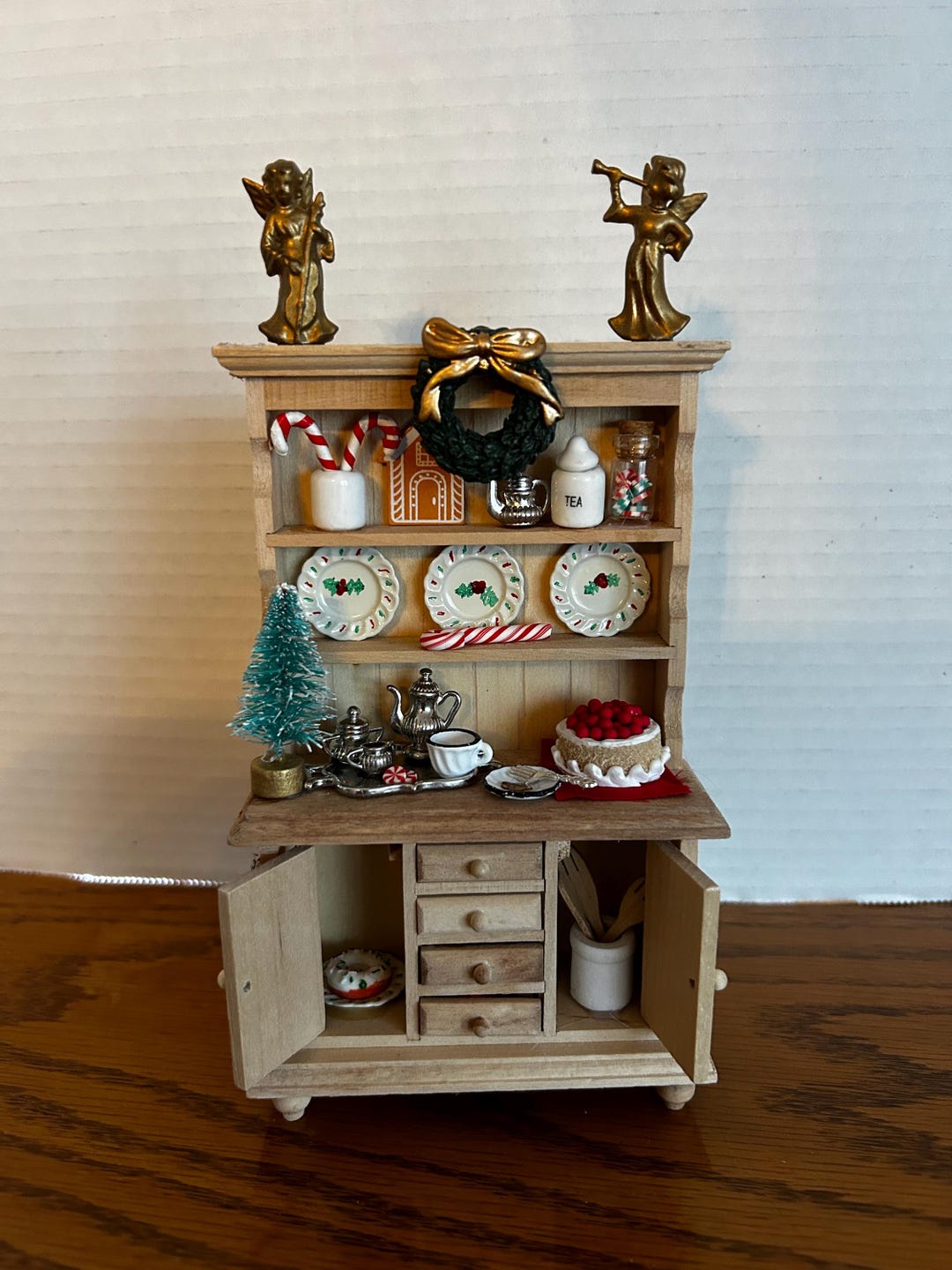 Miniature Christmas Cabinet - Etsy