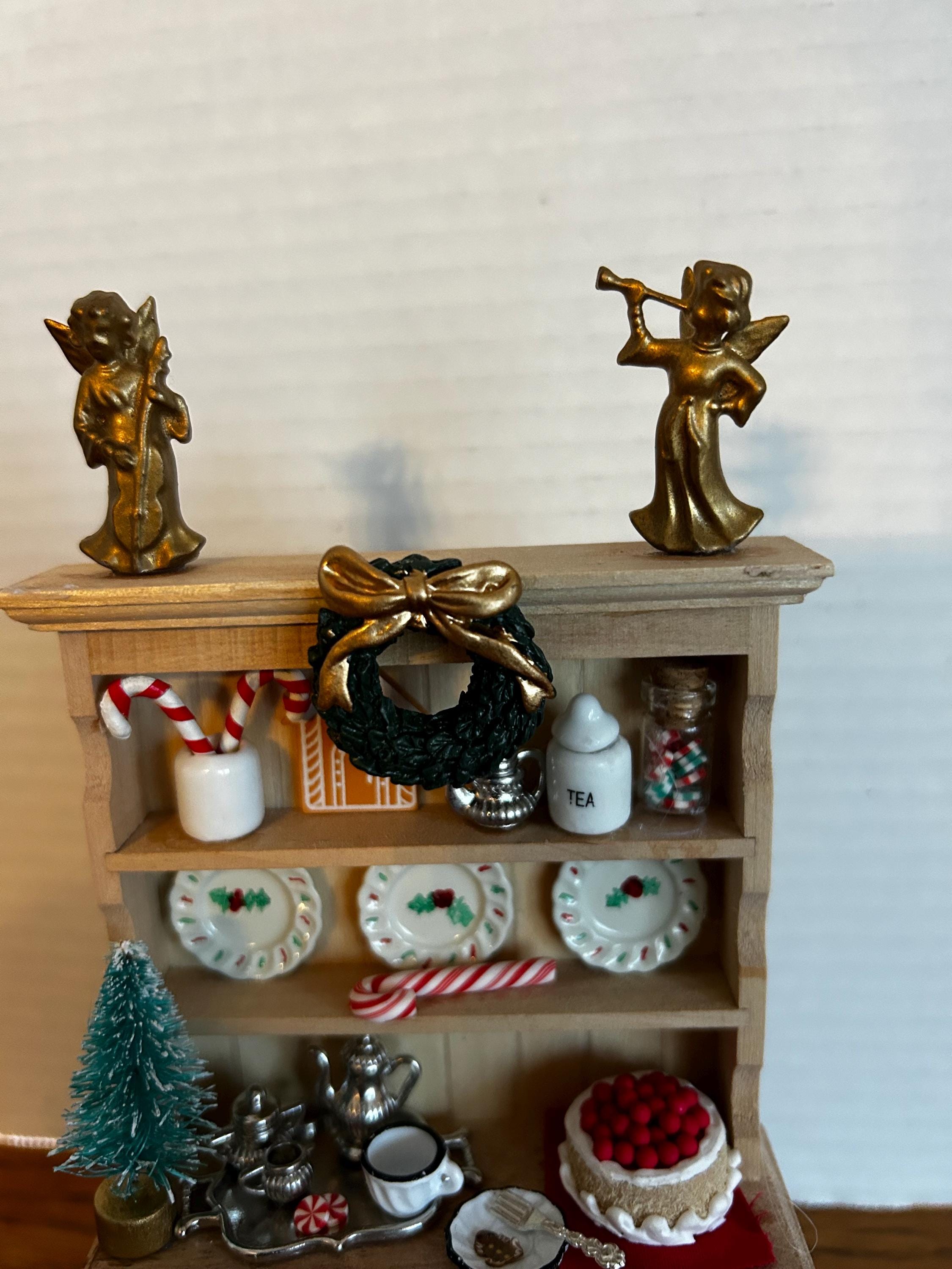 Miniature Christmas Cabinet - Etsy