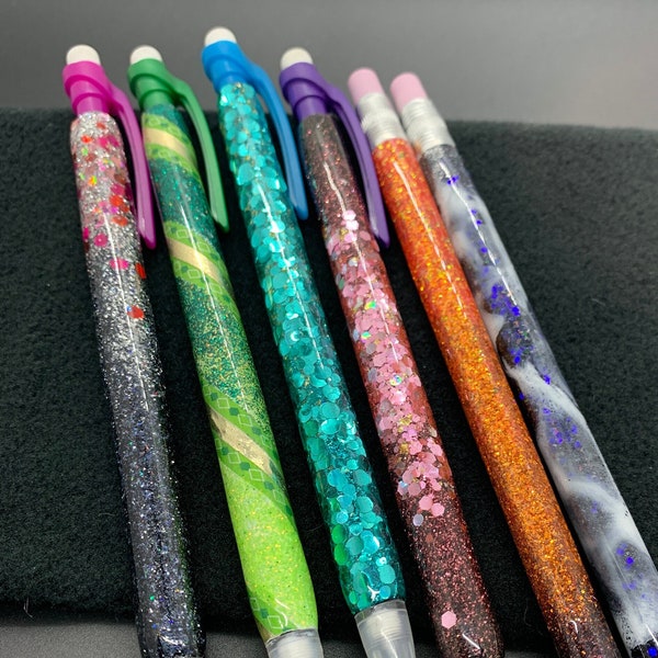Glitter Mechanical Pens - Etsy