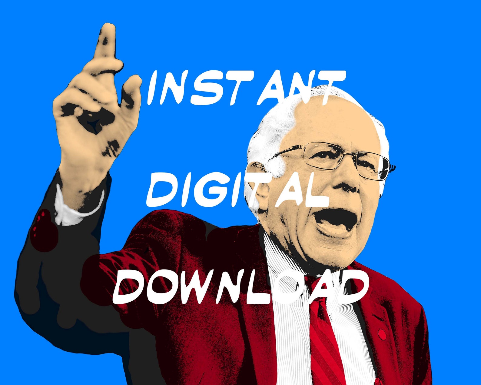 Bernie Sanders, Andy Warhol Poster, Bernie Sanders 2020, Printable Art ...