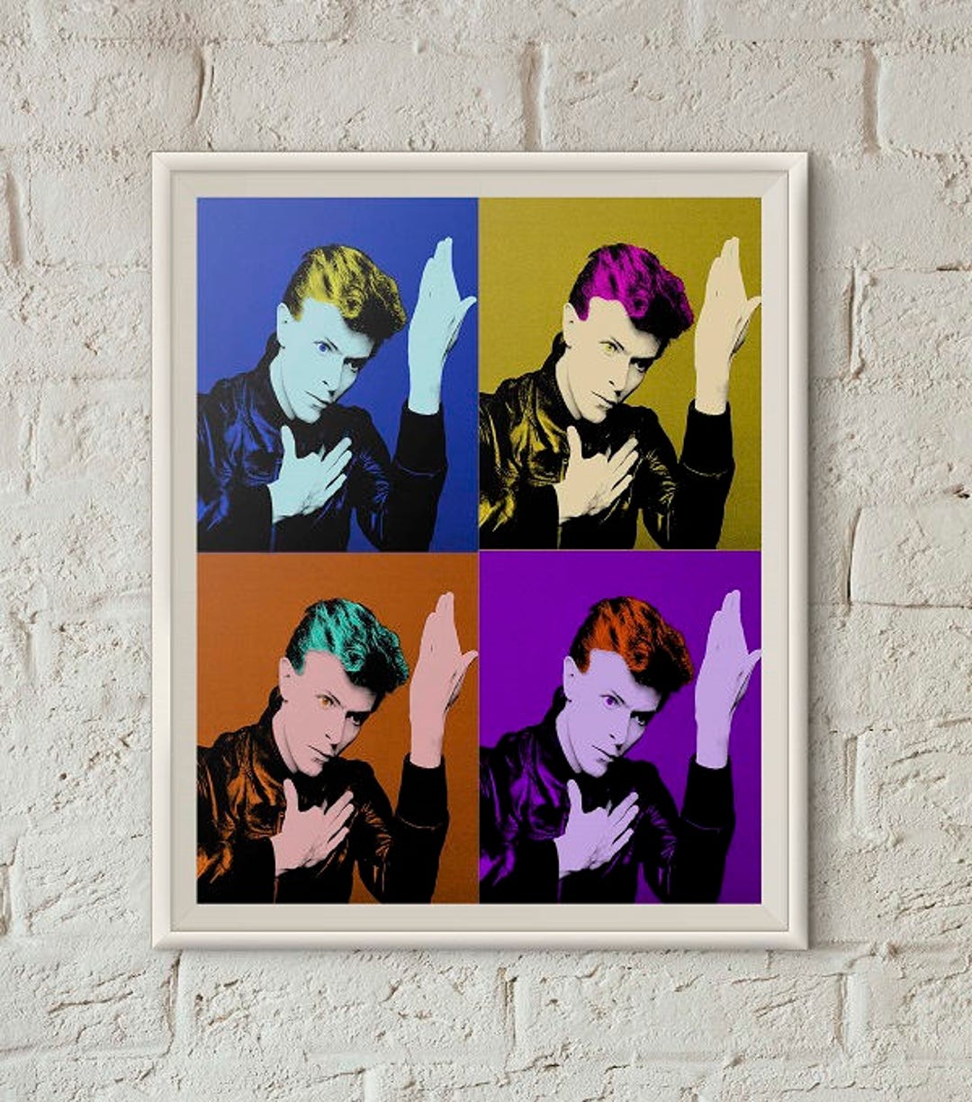 David Bowie, Andy Warhol Print, Heroes, David Bowie Art, Printable Wall ...