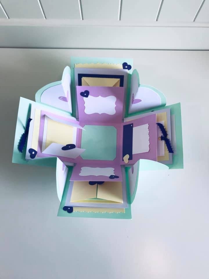 Unique Explosion Box Card for Birthdays, Showers, Weddings, or Just for ...