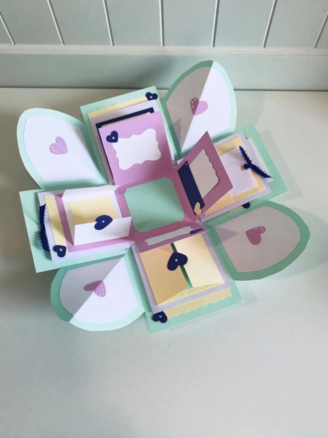 Unique Explosion Box Card for Birthdays, Showers, Weddings, or Just for ...