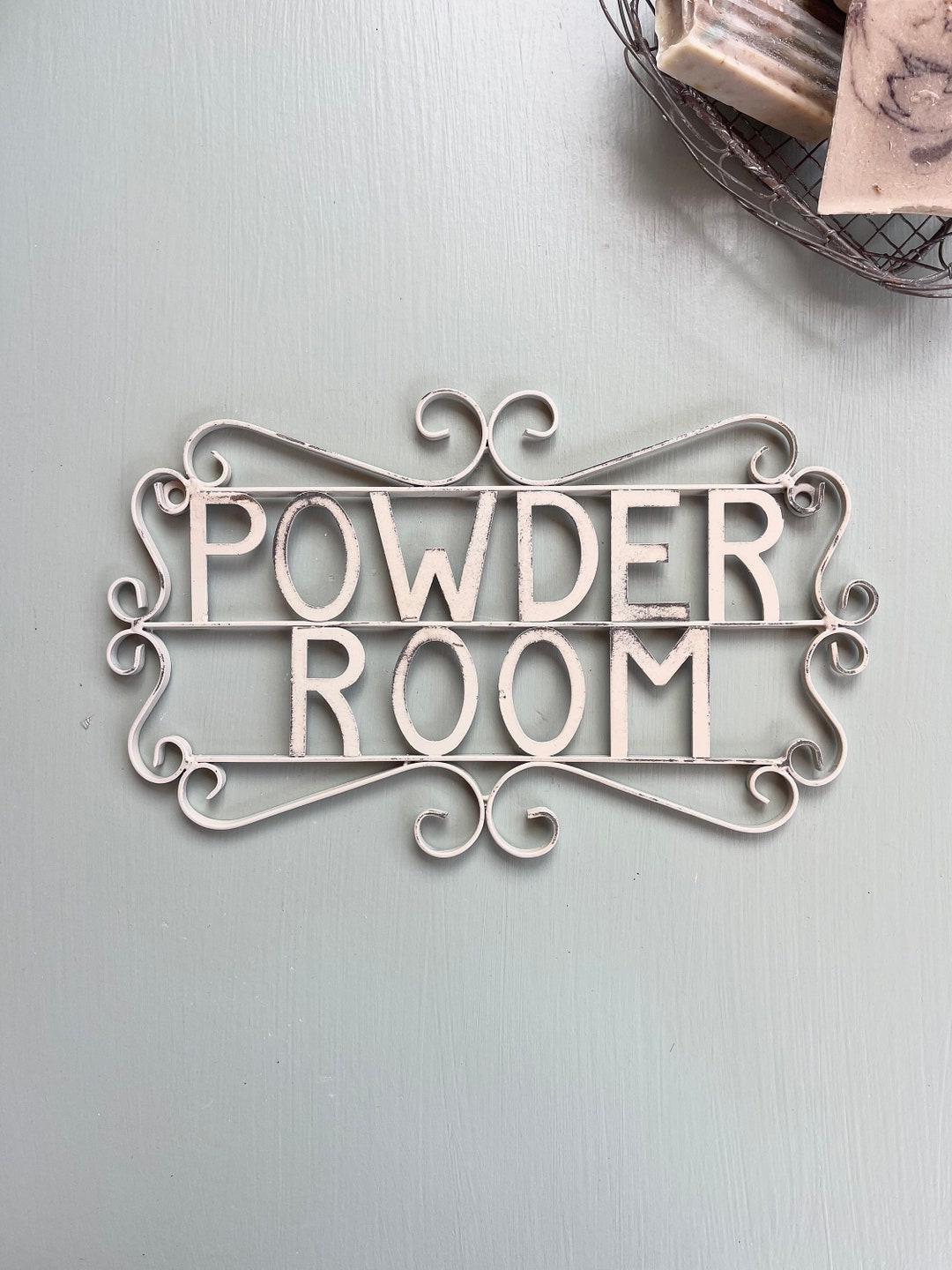 Powder Room Sign, Bathroom Decor, Powder Room Decor, Rustic Decor - Etsy