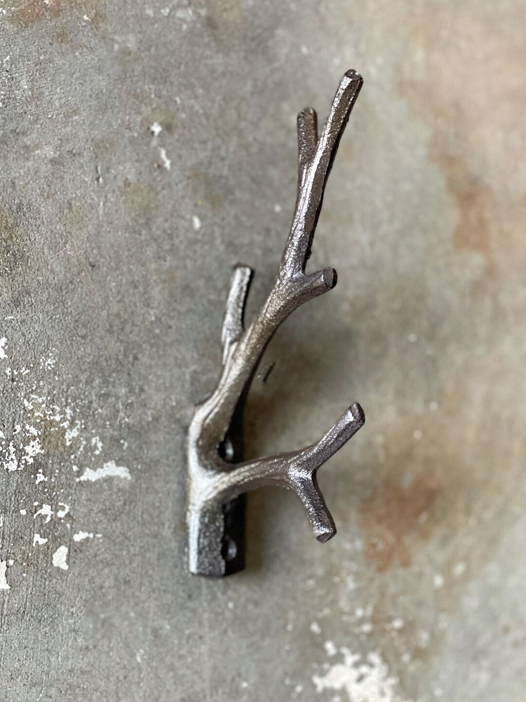 Cast Iron Tree Branch Hook, Wall Hooks, Bathroom Hooks, Towel Hooks ...