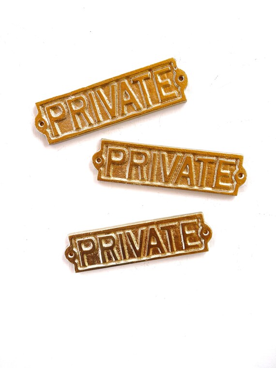 Private Door Sign Private Property Sign Private Drive Sign - Etsy