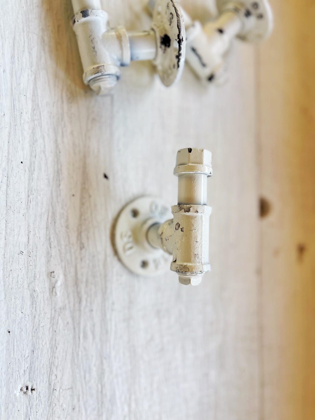 Industrial Pipe Wall Hook Industrial Decor Farmhouse Wall Decor Sold ...