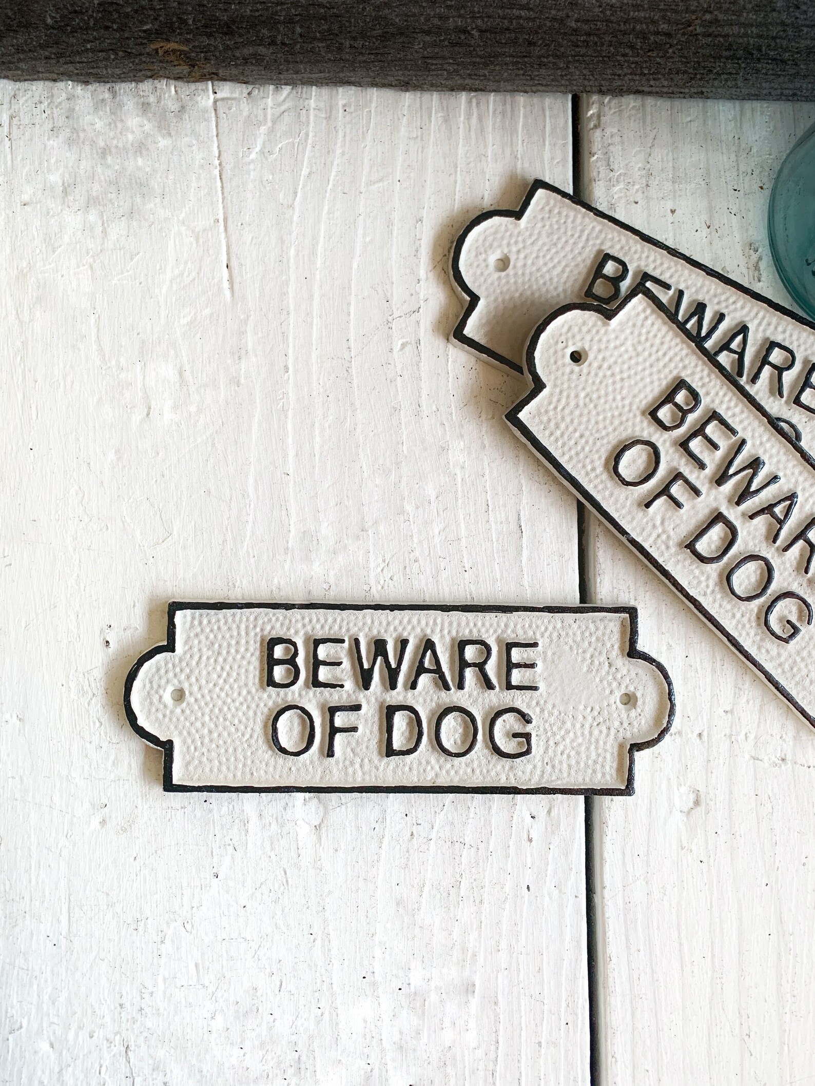 Beware of Dog Sign Dog Lover Metal Dog Sign Gate Decor - Etsy