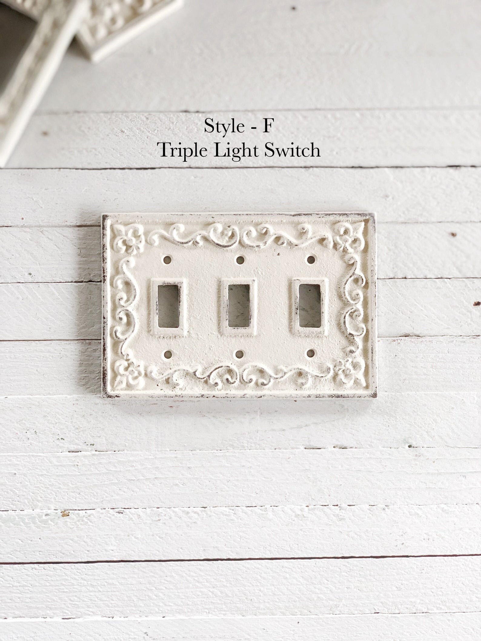 Double Light Switch Covers Cast Iron Switch Cover Double | Etsy