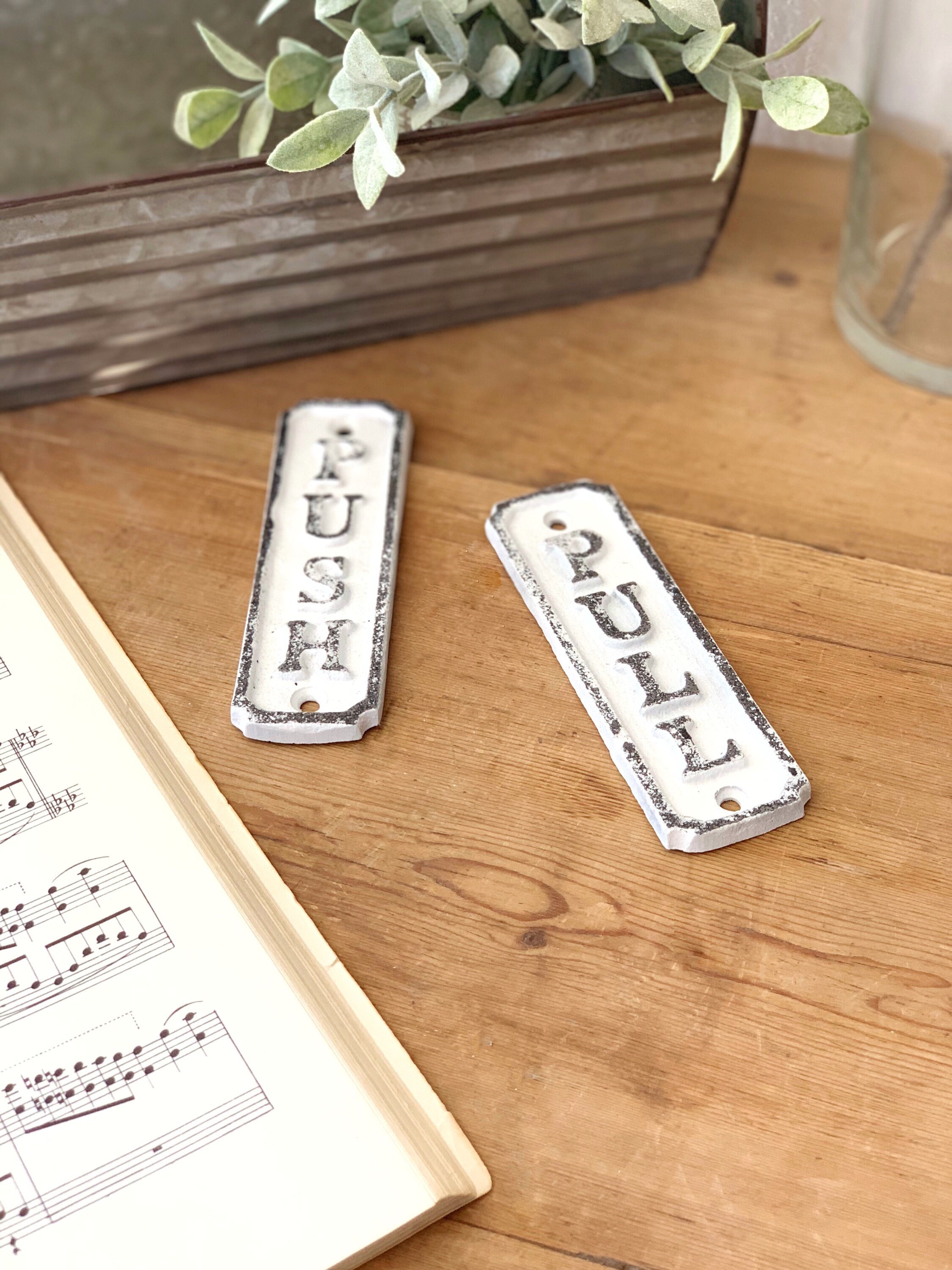 Push Sign Pull Sign Gate Sign Front Gate Decor Door Signs - Etsy