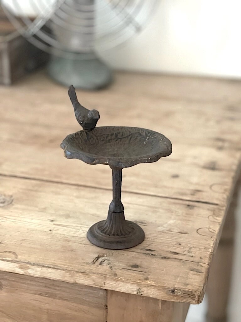 Bird Bath Table Decor - Etsy
