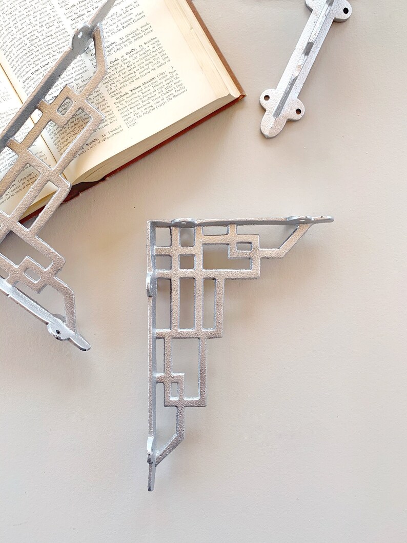 Brackets for Shelves Extra Large Set of 2 Modern Home | Etsy