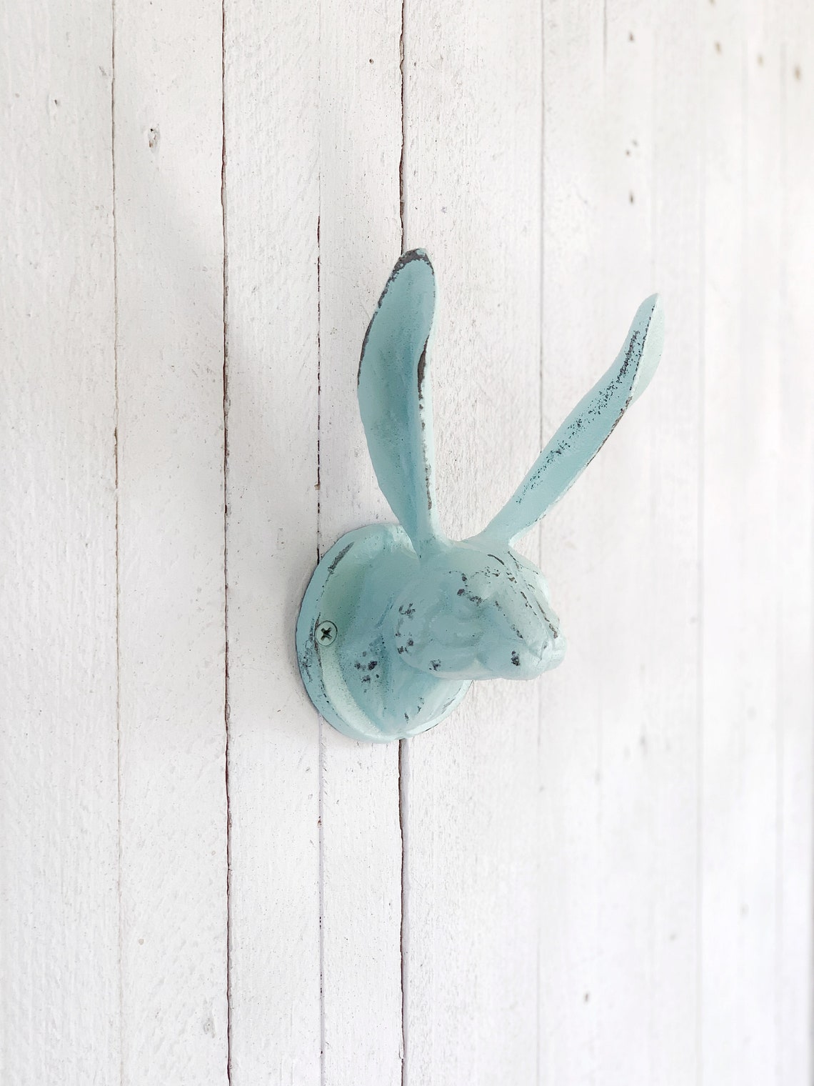 Iron Rabbit Wall Hook Metal Wall Decor Metal Wall Hook Iron - Etsy