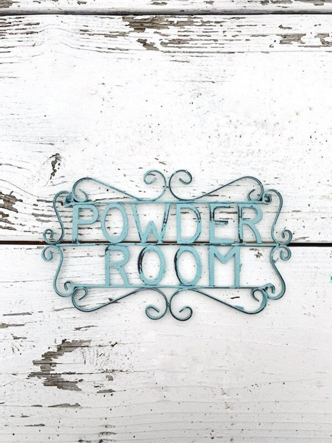 Powder Room Sign Bathroom Decor Powder Room Decor Rustic - Etsy