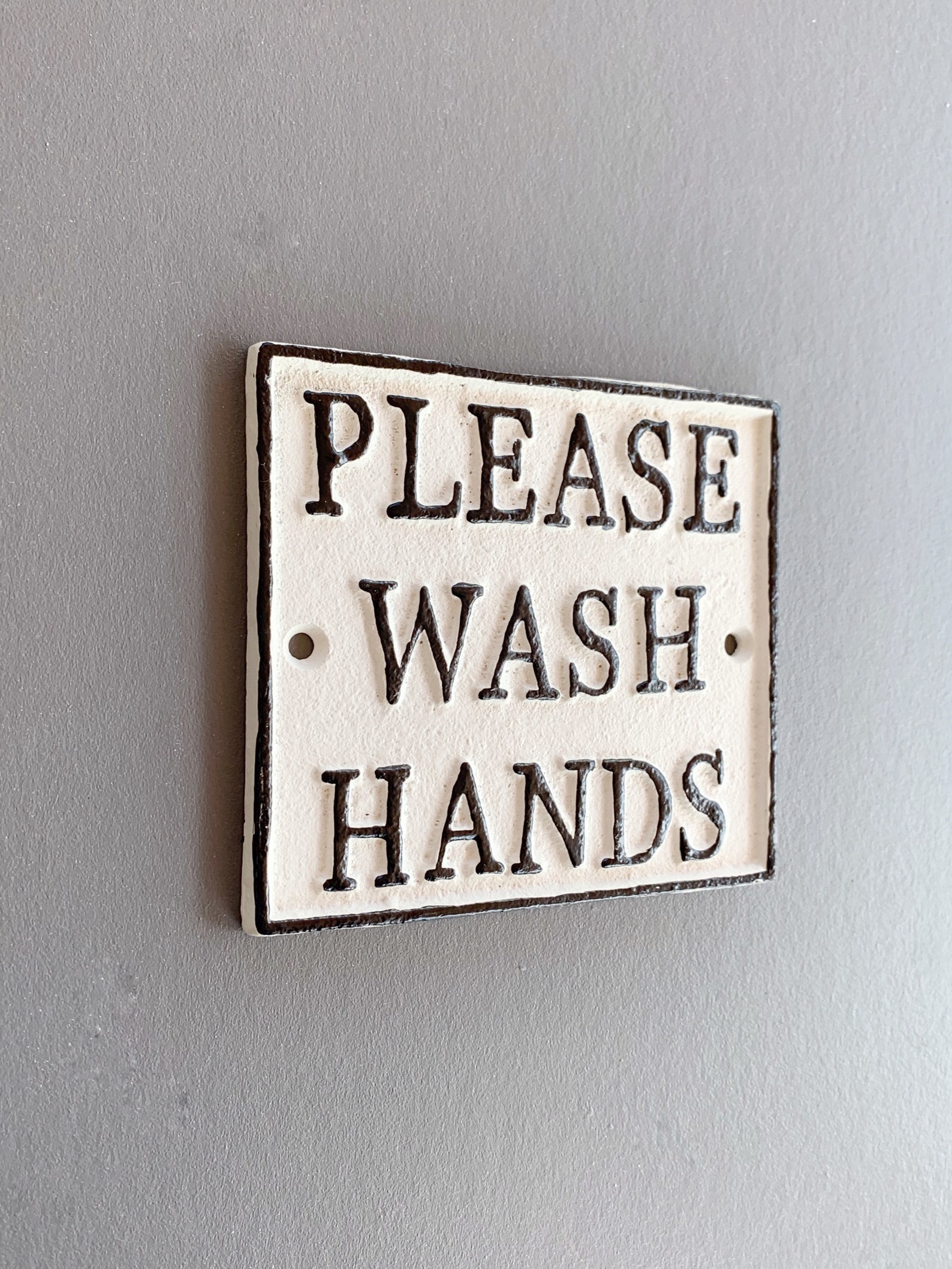 Please Wash Hands Sign Washroom Sign Metal Sign Bathroom | Etsy