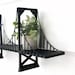 Metal Bridge Wall Shelf San Fransisco Bridge, Bridge Wall Art Modern ...