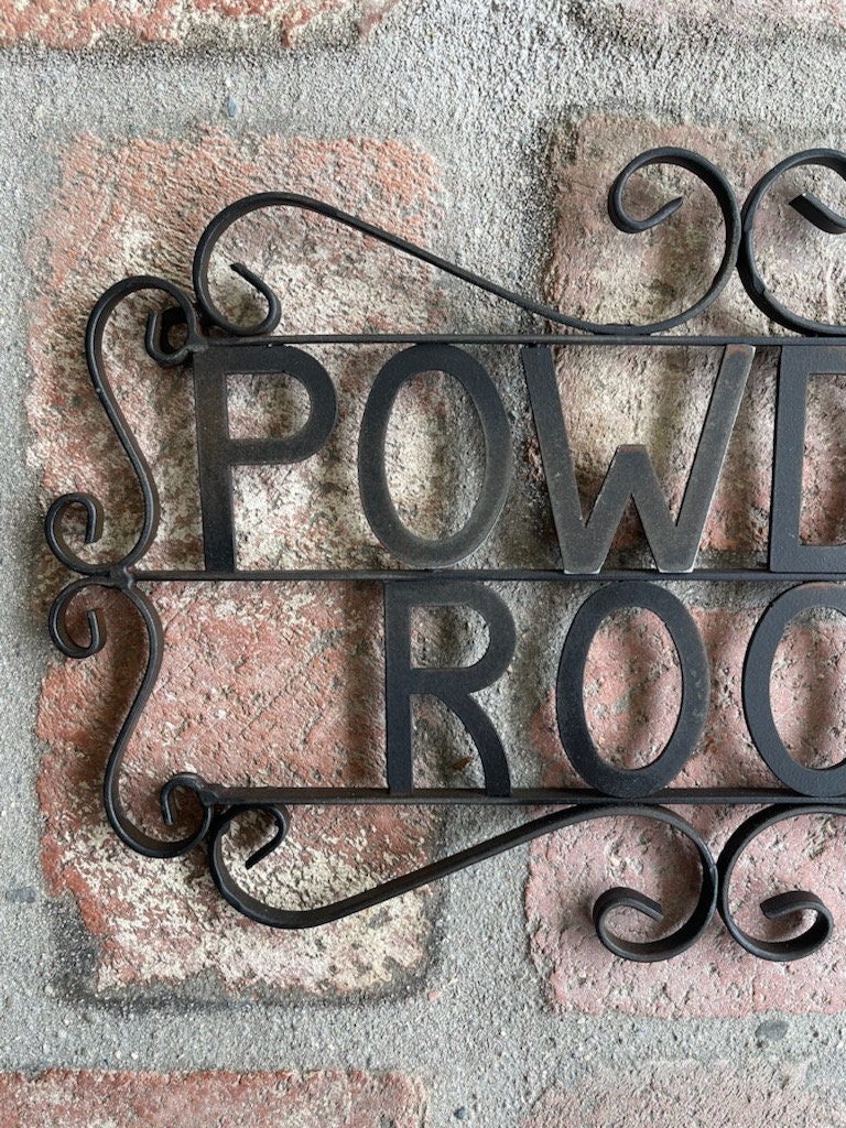 Powder Room Sign Bathroom Decor Powder Room Decor Rustic | Etsy