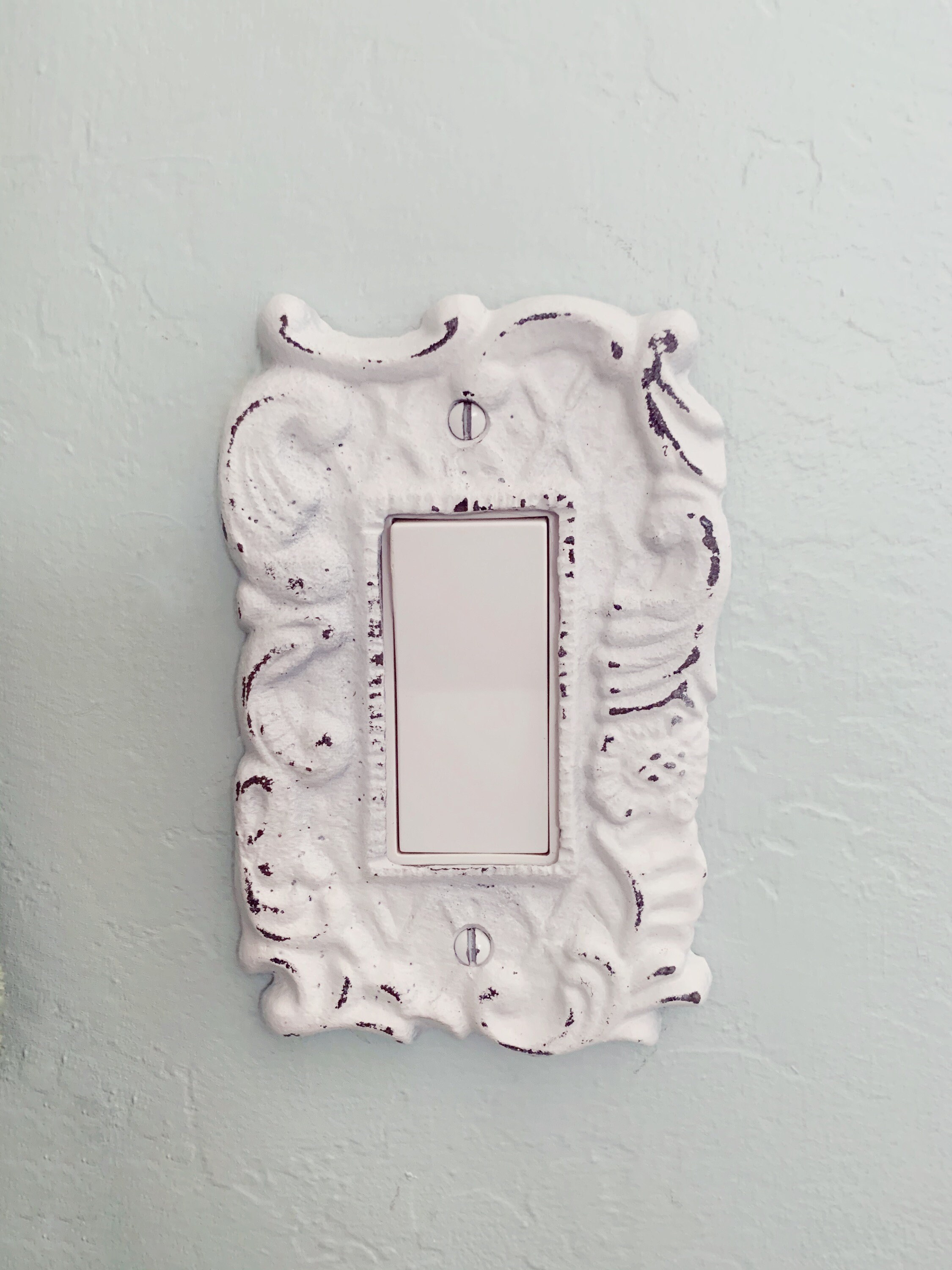 Single Rocker Light Switch Covers, Cast Iron Switch Cover, - Etsy