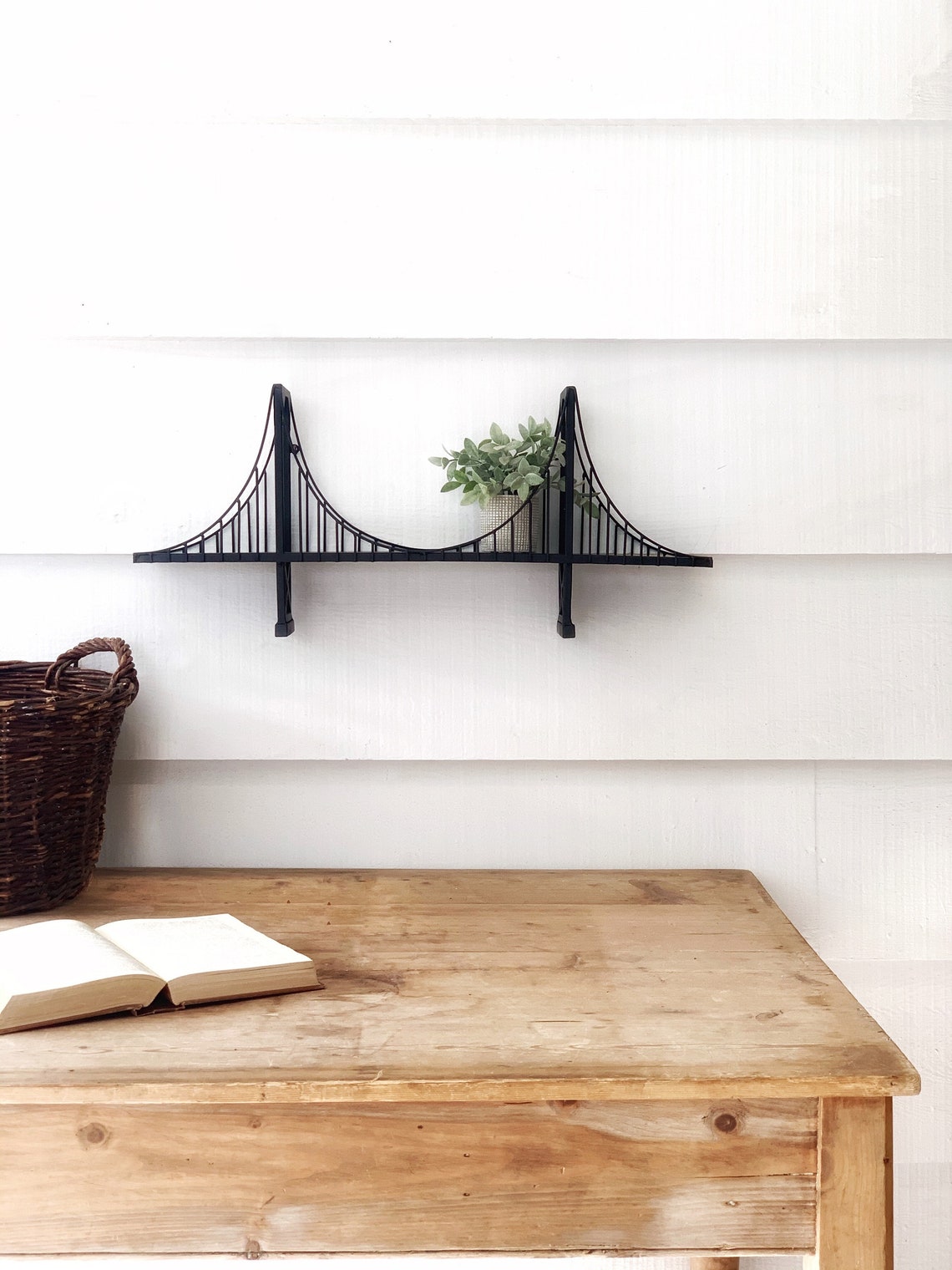 Metal Bridge Wall Shelf San Fransisco Bridge Bridge Wall - Etsy