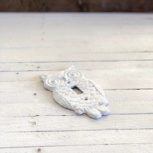 Owl Switch Plate, Cast Iron Switch Cover, Supplies - Etsy