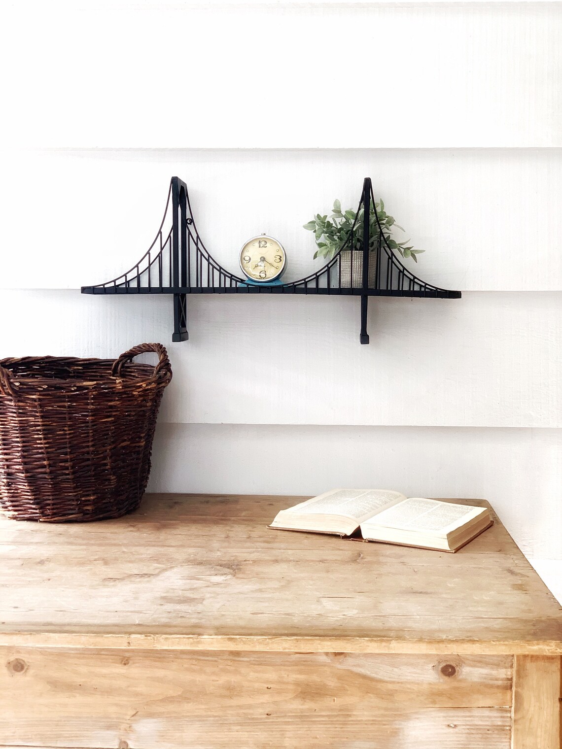 Metal Bridge Wall Shelf San Fransisco Bridge Bridge Wall - Etsy