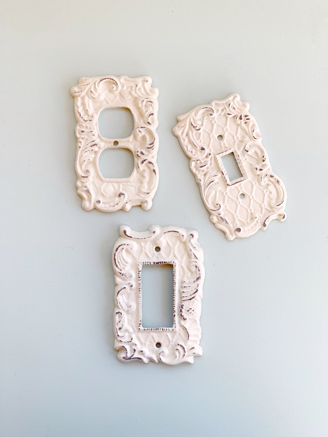 Single Rocker Light Switch Covers, Cast Iron Switch Cover, - Etsy
