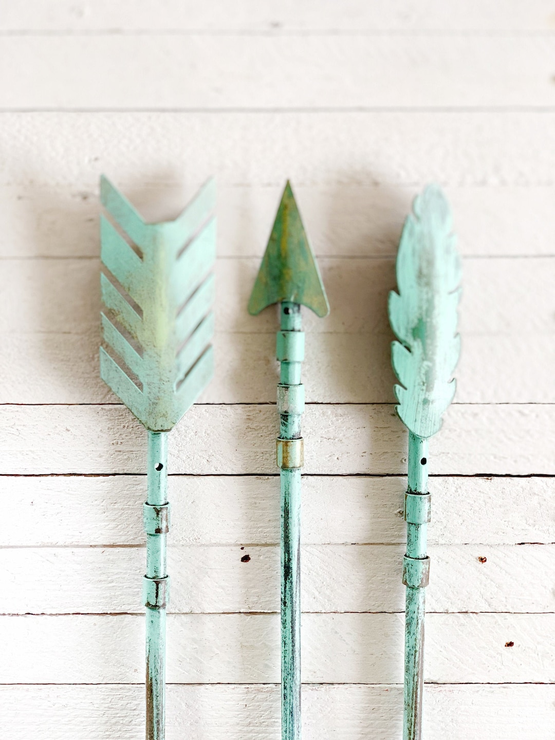 Arrow Wall Art, Set of 3, Arrow Wall Decor, Tribal Decor, Metal Arrow ...